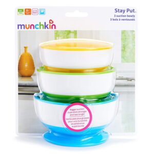 Munchkin Stay Put Suction Bowl, 3 Count, 2 Pack