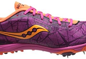 Saucony Women's Shay XC4-W, Raspberry/Vizi Orange, 6 M US