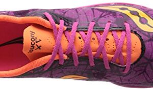 Saucony Women's Shay XC4-W, Raspberry/Vizi Orange, 6 M US