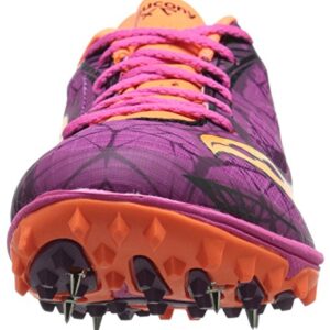 Saucony Women's Shay XC4-W, Raspberry/Vizi Orange, 6 M US