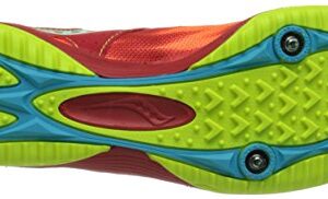 Saucony Women's Kilkenny XC5 Flat W, Vizi Orange/Citron, 9.5 M US