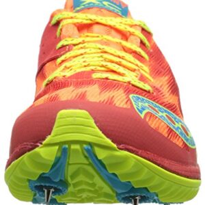 Saucony Women's Kilkenny XC5 Flat W, Vizi Orange/Citron, 9.5 M US