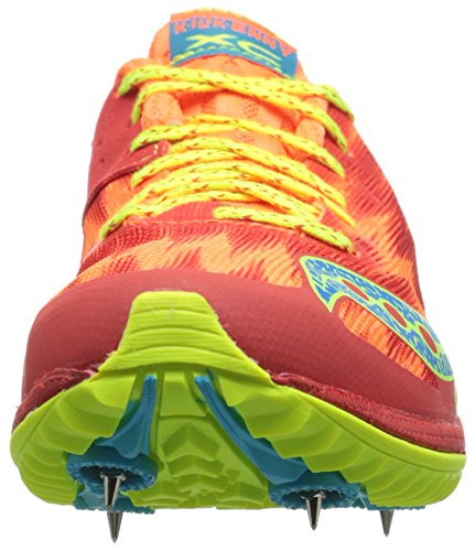 Saucony Women's Kilkenny XC5 Flat W, Vizi Orange/Citron, 9.5 M US