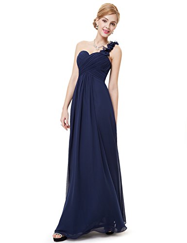 Ever-Pretty Womens Floor Length Sweetheart Neckline Formal Bridesmaids Dress 12 US Navy Blue