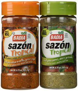 badia sazon tropical bundle - 6.75 oz each