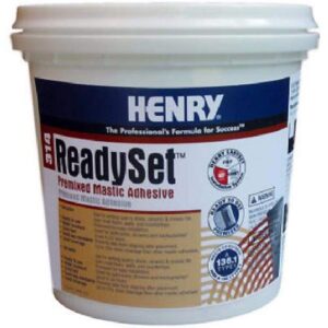 henry 314 premixed mastic adhesive 1 qt ready set