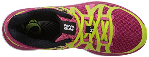 PEARL IZUMI Women's W EM Road H 3 Running Shoe, Cerise/Honeysuckle, 5 B US