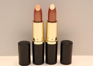 new! 2 x estee lauder full size lipstick pure color 86 tiger eye shimmer