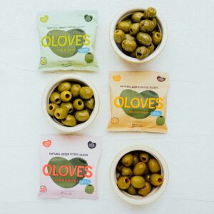 OLOVES Natural Whole Pitted Olives | 24 Pack Variety | Basil & Garlic, Chili & Oregano, Lemon & Rosemary | Vegan, Kosher, Gluten Free + Keto Friendly Healthy Snacks, 1.1 Ounce (Pack of 24)