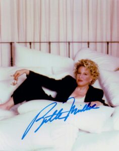 kirkland bette midler 8 x 10 photo autograph on glossy photo paper