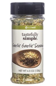 tastefully simple garlic garlic seasoning, 4.5 ounce