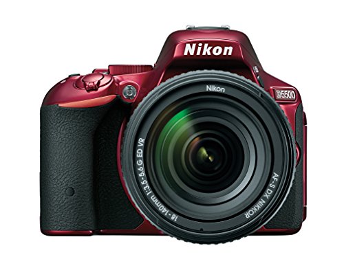 Nikon D5500 DX-format Digital SLR w/ 18-140mm VR Kit (Red)