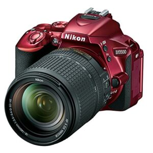 Nikon D5500 DX-format Digital SLR w/ 18-140mm VR Kit (Red)