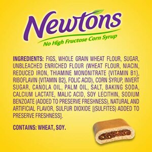 Newtons Soft & Fruit Chewy Cookies, (2 Cookies Per Pack) Fig, 24 Oz (Pack of 12)