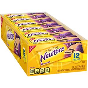 Newtons Soft & Fruit Chewy Cookies, (2 Cookies Per Pack) Fig, 24 Oz (Pack of 12)