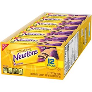 Newtons Soft & Fruit Chewy Cookies, (2 Cookies Per Pack) Fig, 24 Oz (Pack of 12)