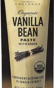 Taylor & Colledge Organic Vanilla Bean Paste with Seeds, 1.7oz Tube