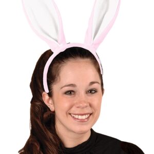 Beistle Soft-Touch Bunny Ears Pink & White