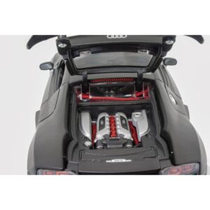 Maisto Audi R8 GT Matte Black 1:18 Scale Car Special Edition