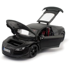 Maisto Audi R8 GT Matte Black 1:18 Scale Car Special Edition