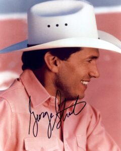 kirkland george strait 8 x 10 photo display autograph on glossy photo paper