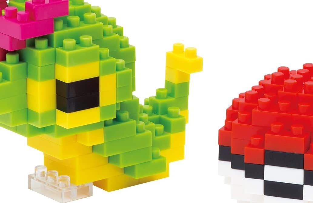 nanoblock - Pokemon - Caterpie & Poke Ball, Pokemon Series Building Kit