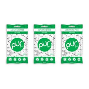 PUR Gum Spearmint, 55Count, 3 Pack