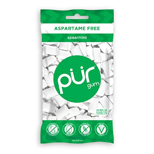 PUR Gum Spearmint, 55Count, 3 Pack