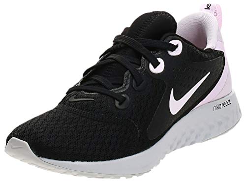 Nike Womens Legend React Running Trainers AA1626 Sneakers Shoes (UK 3.5 US 6 EU 36.5, Black Pink Grey 007)