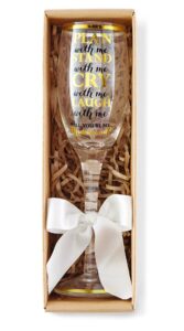 mud pie plan with me champagne glass, gold