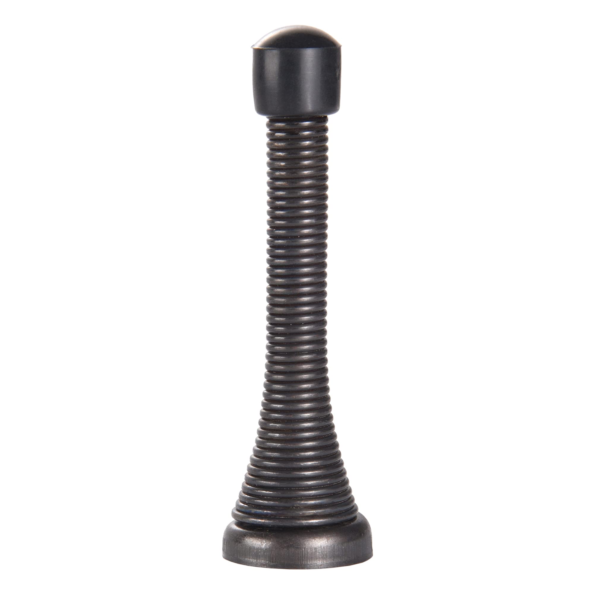 East West Consolidated 61965-2 Oil Rubbed Bronze Flexible Steel Spring Door Stop Stopper (Pack of 2)