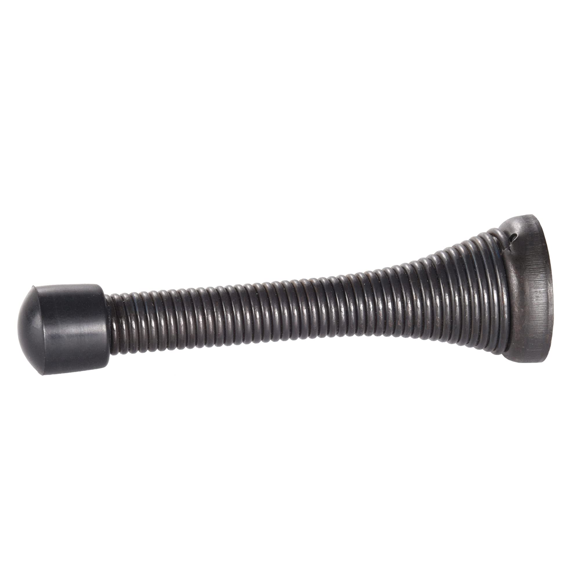 East West Consolidated 61965-2 Oil Rubbed Bronze Flexible Steel Spring Door Stop Stopper (Pack of 2)