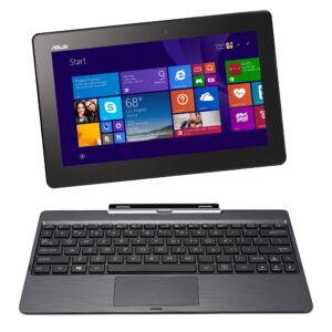 ASUS T100TAF-C1-GR Laptop (Windows 8.1, Intel Bay Trail-T Z3735F 1.33GH, 10.1" LED-lit Screen, Storage: 64 GB, RAM: 2 GB) Grey