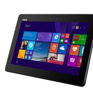 ASUS T100TAF-C1-GR Laptop (Windows 8.1, Intel Bay Trail-T Z3735F 1.33GH, 10.1" LED-lit Screen, Storage: 64 GB, RAM: 2 GB) Grey