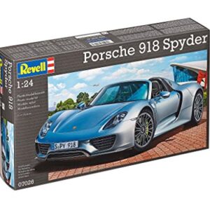 Revell of Germany 07026 Porsche 918 Spyder Model Kit, 19.4 cm Length, Various