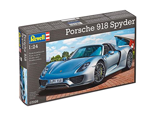 Revell of Germany 07026 Porsche 918 Spyder Model Kit, 19.4 cm Length, Various