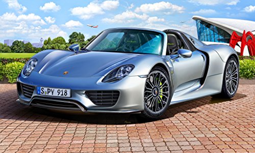 Revell of Germany 07026 Porsche 918 Spyder Model Kit, 19.4 cm Length, Various