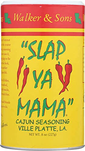 Walker & Sons Slap Ya Mama Cajun Seasoning Bundle - 3 Items (Original, Hot and White Pepper Blend) by Slap Ya Mama