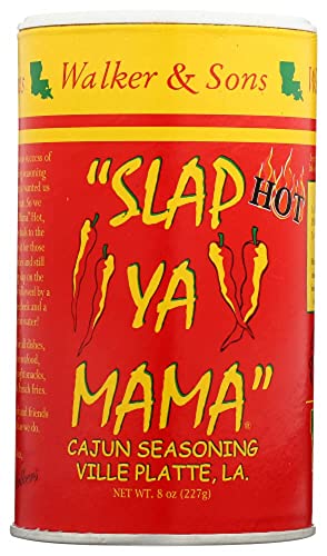 Walker & Sons Slap Ya Mama Cajun Seasoning Bundle - 3 Items (Original, Hot and White Pepper Blend) by Slap Ya Mama