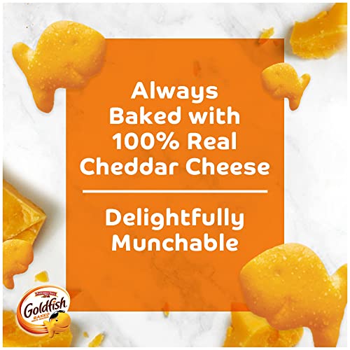 Goldfish Cheddar Crackers, Snack Crackers, 6.6 oz. bag, 6 CT box