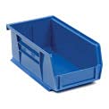 Quantum QUS220BL Ultra Stack and Hang Bin, 7-3/8" Length x 4-1/8" Width x 3" Height, Blue, Pack of 24