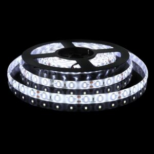 rayhoo 16.4ft/5m flexible led light strip 300 units 5630 leds waterproof dc12v 60w light strips, led tape(6000k white light)