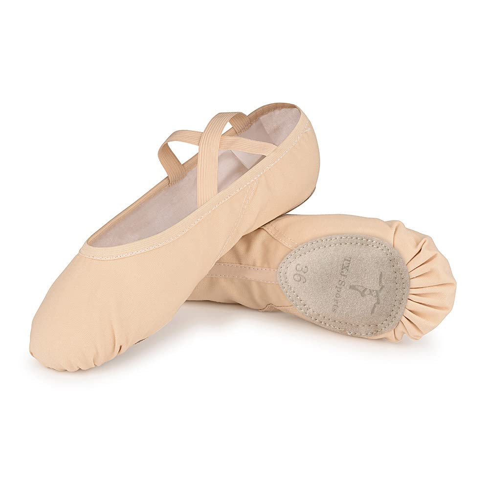 Ballet Shoes for Women Girls, Women's Ballet Slipper Dance Shoes Canvas Ballet Shoes Yoga Shoes Light Pink