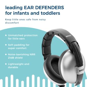 Banz Bubzee Baby Ear Defenders 0-36 Months, Noise Cancelling Headphones for Kids