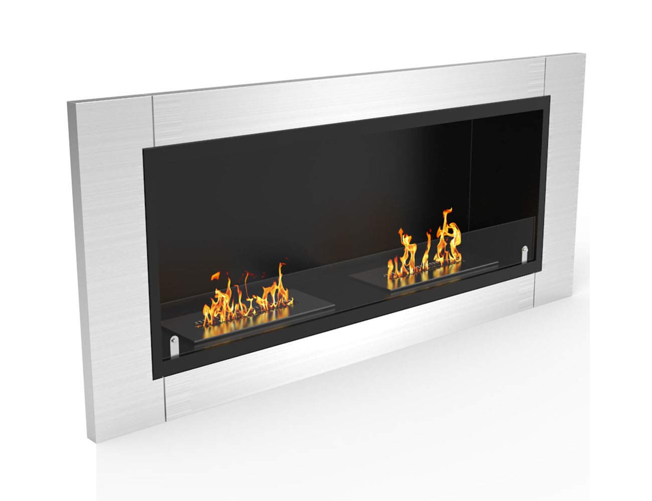 Regal Flame Elite Fargo 43 Inch Ventless Built in Recessed Bio Ethanol Wall Mounted Fireplace