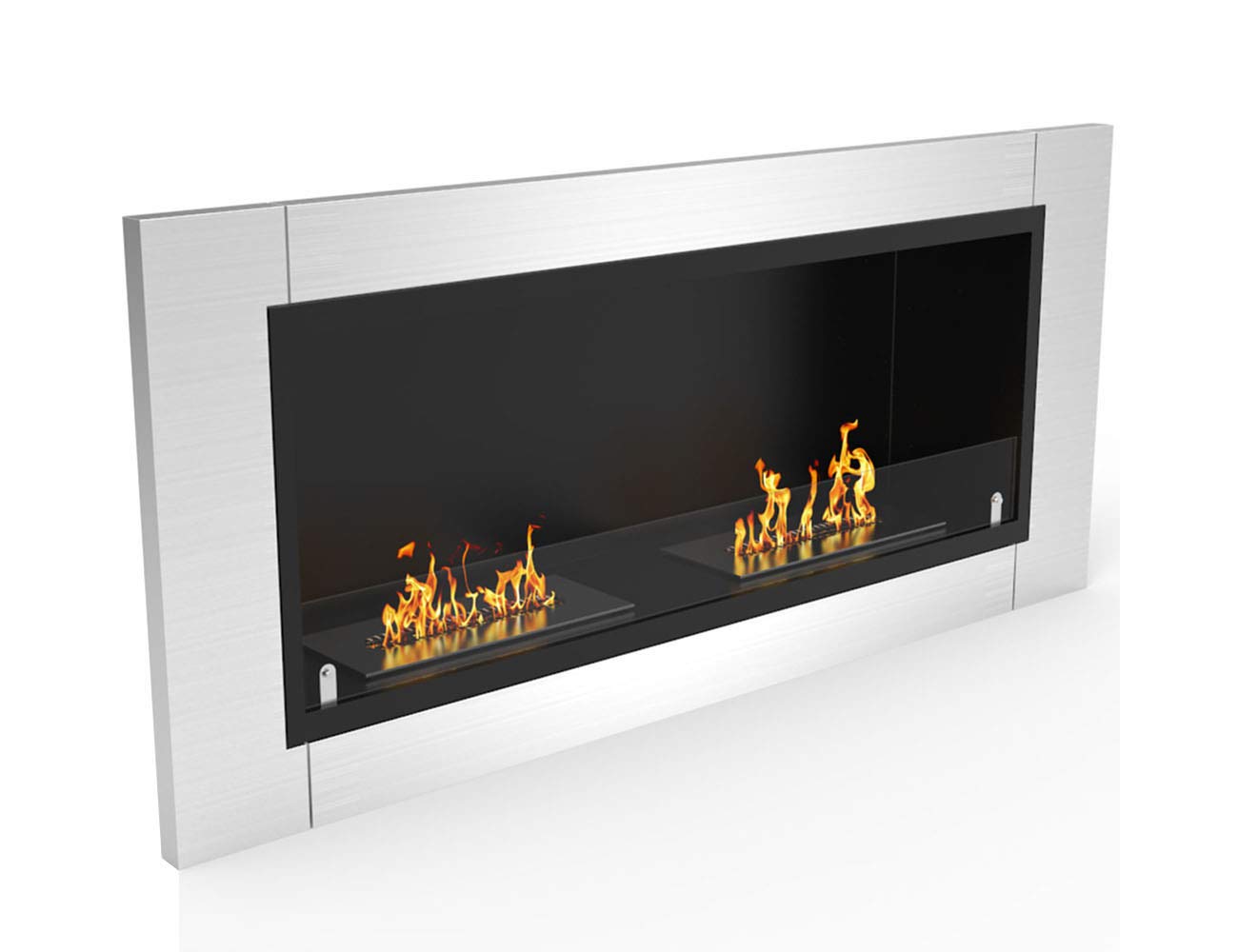 Regal Flame Elite Fargo 43 Inch Ventless Built in Recessed Bio Ethanol Wall Mounted Fireplace