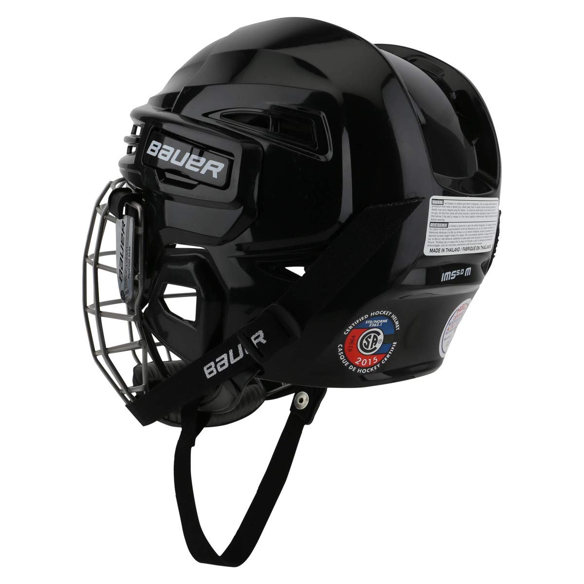 Bauer IMS 5.0 Helmet Combo, Black, Large