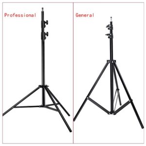 NEEWER Pro 9feet/260cm Spring Loaded Heavy Duty Photo Studio Light Stand with 1/4" Screw & 5/8 Stud for Video, Portrait and Photography Lighting