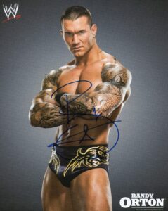 kirkland randy orton 8 x 10 photo autograph on glossy photo paper