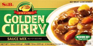 s&b golden curry sauce mix, medium hot, 8.4-ounce (5 packs)